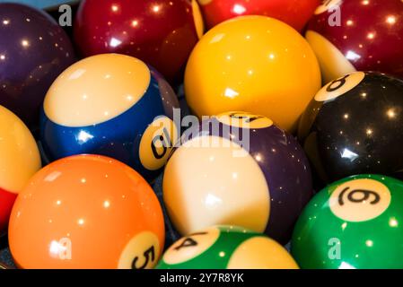 Games room at Rowan Tree Retreats Stock Photo - Alamy