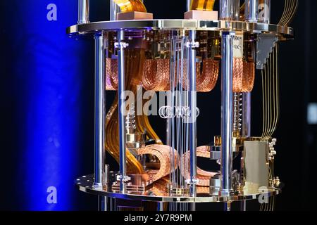 Ehningen, Germany. 01st Oct, 2024. A model of a suspension of the ...