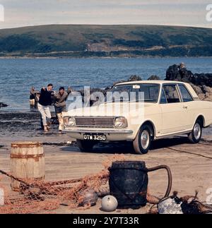 Ford Cortina Super Saloon, a popular compact British car 1967 Stock ...