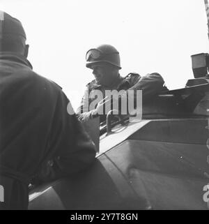 AMERICAN CORPS COMMANDER IN EUPEN - Lightning JoePhoto shows:- Maj.-Gen ...