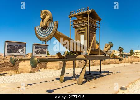 The Solar Barque of Amun-Ra was a ceremonial boat used in ancient ...