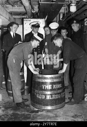 In 1940 aboard battleship HMS Rodney, crew members performed routine ...
