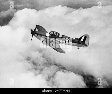 The Miles Master II, a British two-seat monoplane advanced trainer ...