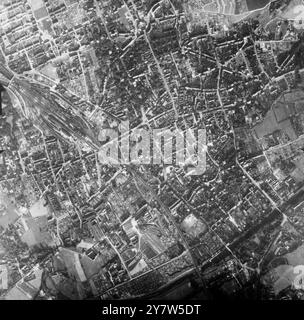 US OFFICIAL PHOTOGRAPH DUREN BEFORE AND AFTER Duren Germany, after ...