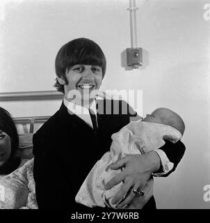RINGO'S BABY SON London: Beatle Ringo Starr takes pictures of his wife ...