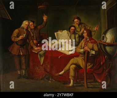 Conversation Piece Sir Francis Dashwood Lord Boyne and friends by ...
