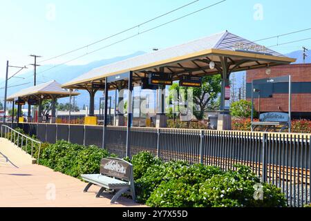 Arcadia (LA County), California: Arcadia Metro Rail A Line Station Stock Photo - Alamy