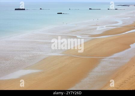 The Asnelles landing Beach, Normandy, France Stock Photo - Alamy