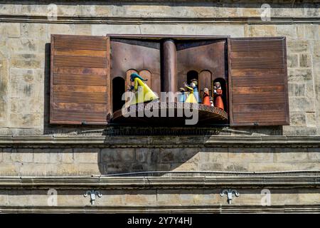 Performance of the Pied Piper puppet show at the Wedding House, Old ...