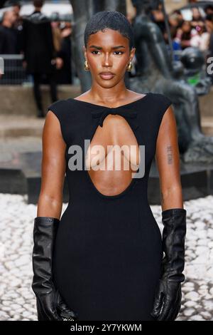 Eva Apio attends the Miu Miu Paris Womenswear S/S 2025 show as part of ...