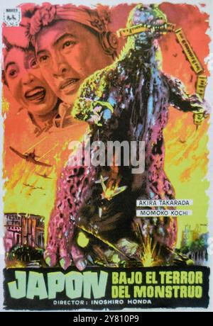 GOJIRA - 1954 Japanese movie poster for 1954 Japanese film Godzilla ...