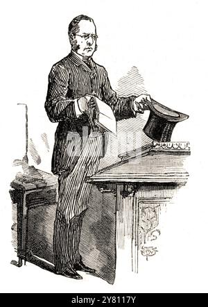 Lyon Playfair (1818-1898) - Portrait, Historical engraving Stock Photo ...