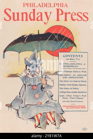 Advertisement poster for Philadelphia Sunday Press - November 15, c ...