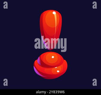 Sweet Alphabet SYMBOL EXCLAMATION MARK , Black alphabet vector ...