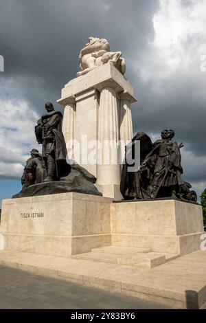 The Tisza Statue in Budapest Stock Photo - Alamy