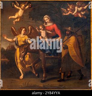 ALESSANDRIA, ITALY - SEPTEMBER 9, 2024: The painting of Presentation of ...