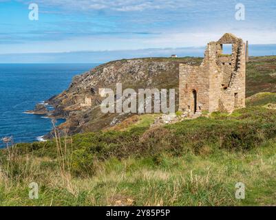 The Crowns Mines at Botallack, near Lands End, a UNESCO World Heritage ...
