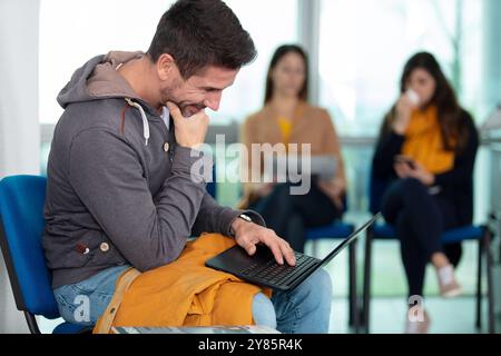 sending quick text before take-off Stock Photo - Alamy