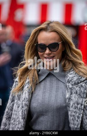 Amanda Holden leaves Global Radio in London. Picture date: Tuesday June ...