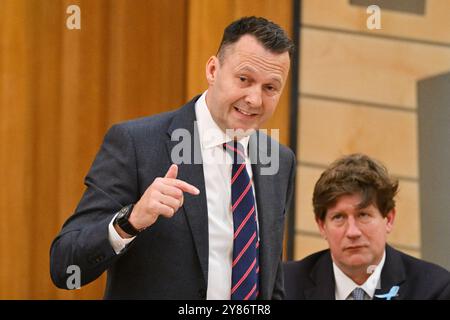 Scottish Conservative leader Russell Findlay during First Minister's ...