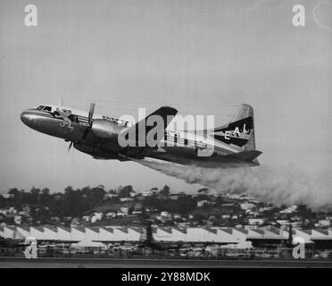 The first Jet-Assisted Take-Off (JATO) flight is shown, demonstrating ...