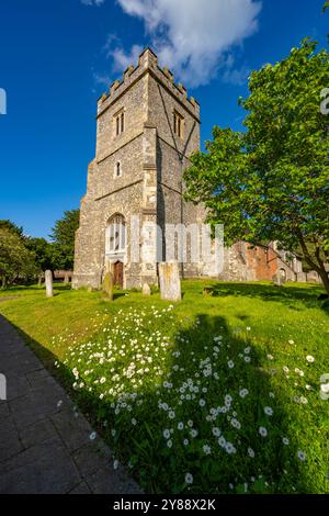 St Peters and St Pauls church Farningham Kent on a summers day Stock ...