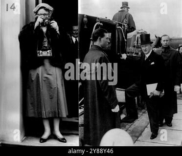 Mr. Aldrich, the new American Ambassador, seen with his wife after he ...