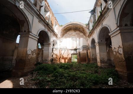 A Forgotten Sanctuary: Nature Reclaims an Abandoned Structure Stock ...