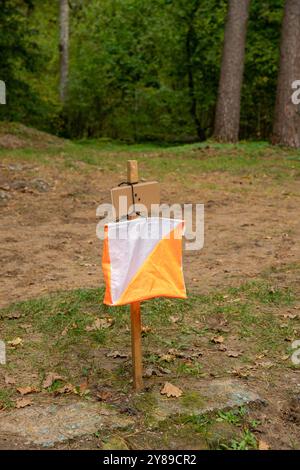 Orienteering. Control point Prism and electric composter for ...
