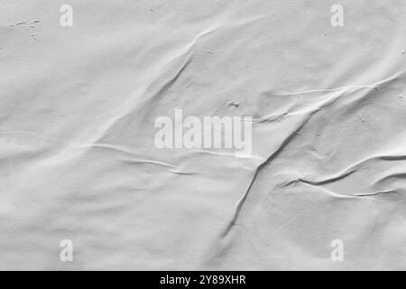 White wheatpaste poster style texture background Stock Photo - Alamy