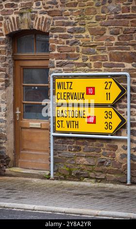 The Border Bridge over the Our River at Wallendorf, more or less along ...
