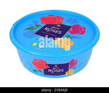 Cadbury roses an assortment of chocolates in a 600g tub Stock Photo - Alamy