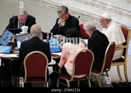 Vatican, Pope Francis participates at the opening prayer of the Synod ...