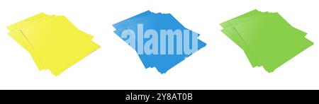 Three Reports blank template for presentation layouts and design. 3D ...