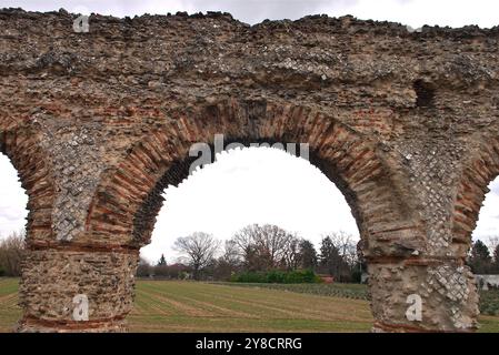 Roman ruins in Lyon area, Rhone, AURA region, France Stock Photo - Alamy