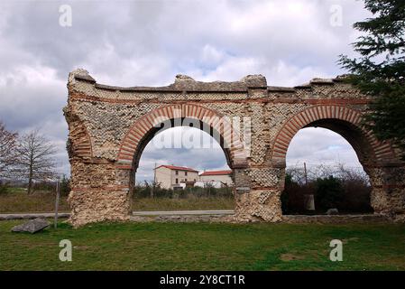 Roman ruins in Lyon area, Rhone, AURA region, France Stock Photo - Alamy