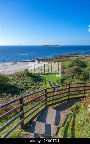 Pladda Lighthouse Isle of Arran Scotland Stock Photo - Alamy