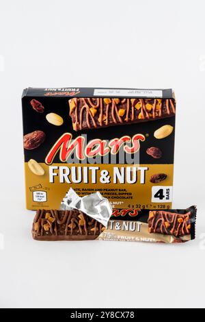 A box of Fruit & Nut Mars bars Stock Photo - Alamy