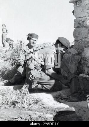 Soldiers of the Parachute Regiment on deployment in Mandatory Palestine ...