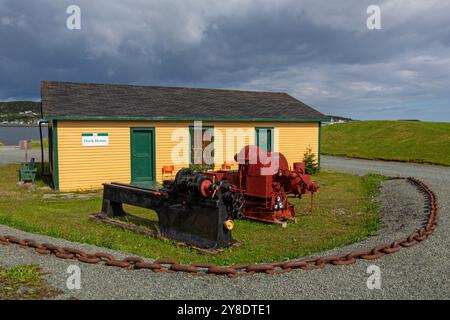 Dock House, St. Anthony, Newfoundland, Canada Stock Photo - Alamy