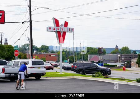 Vice President JD Vance departs after speaking during a tour at Nucor ...