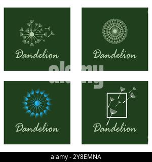 dandelion logo vector symbol design Stock Vector Image & Art - Alamy