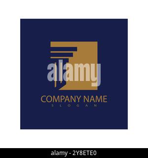 column Logo and symbol Template Stock Vector Image & Art - Alamy
