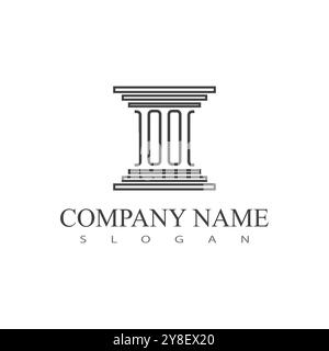 Column logo vector template symbol element design Stock Vector Image ...