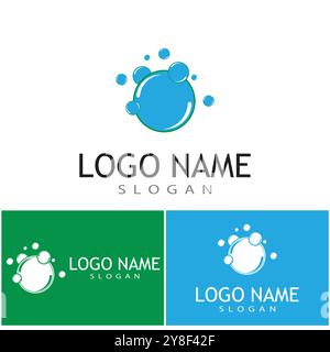 Bubble logo template vector icon illustration design Stock Vector Image ...