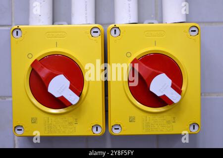 Cairo, Egypt, September 8 2024: GEWiSS rotary control isolator ...