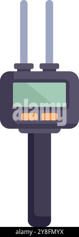 thickness icon, measuring thickness illustration design Stock Vector ...