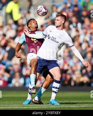 Burnley's Lyle Foster during the Sky Bet Championship match at Turf ...