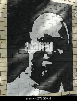 ‘The North Banksy’ paints a mural of Denton Connell on the 17th ...