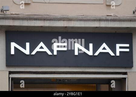 Naf-Naf sign, a chain of Vivarte group, Lyon, France Stock Photo - Alamy